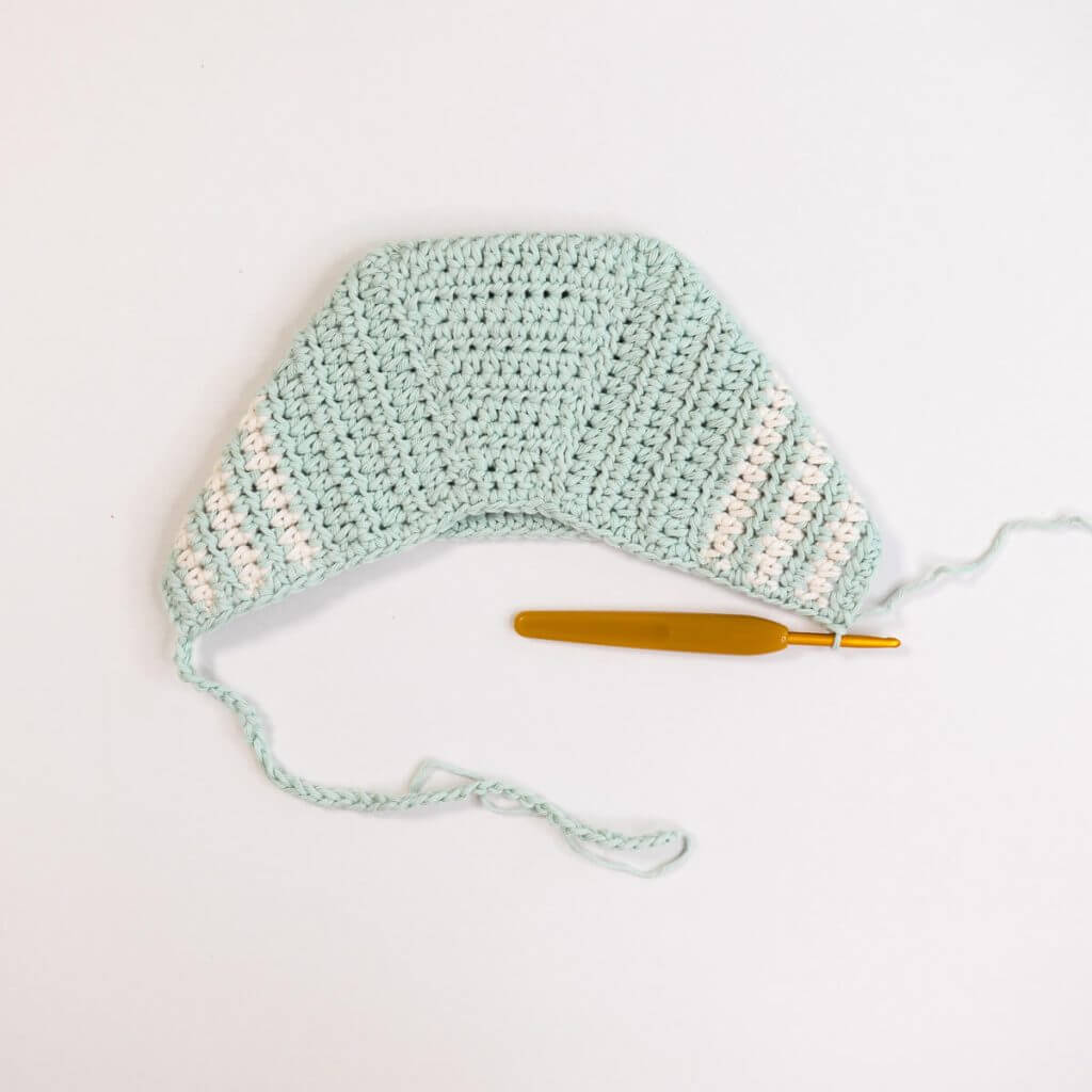 Calming Green - Crochet Baby Bonnet | Croby Patterns